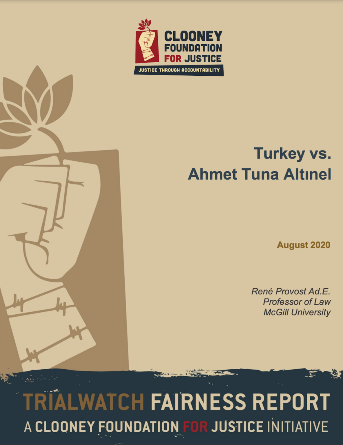 Turkey vs. Ahmet Tuna Altınel : Clooney Foundation for Justice