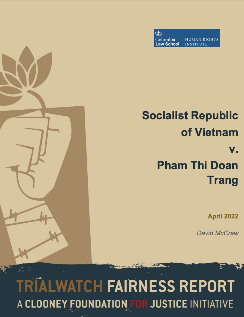 Socialist Republic of Vietnam v. Pham Thi Doan Trang : Clooney ...